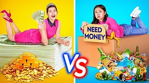 5K views · 136 reactions | RICH VS NORMAL STUDENT || Rich Vs Poor Girl At School! Body Swap for 24 Hours By 123 GO! CHALLENGE Being rich can be awesome! And being broke is, well… not usually awesome. But sometimes the universe has a way of evening things out, if only temporarily, anyway. Would you switch lives for a day or more? Let us know in the comments! | 123 GO Challenge | Facebook