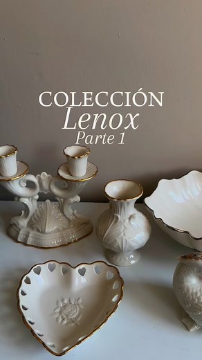 Colección de porcelana Lenox ✨🤍 #lenox #colección #coleccionista #coleccionando #lenoxvintage #vintage #porcelana | Nataly decora