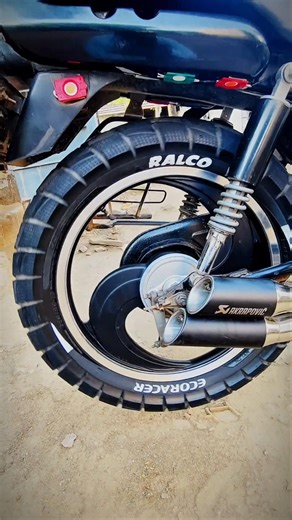 Splendor Big Tyre 😈 110/90/18 | White Paint Killer Look 🔥 #shorts #automobile #trending #viral