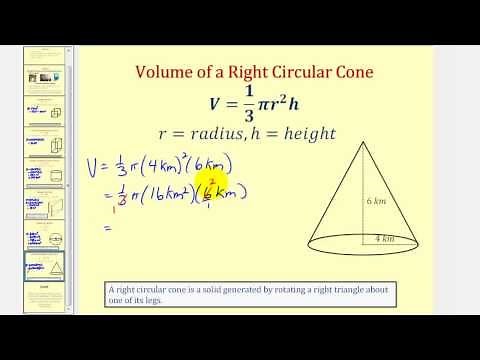 Find the Volume of Common Solids