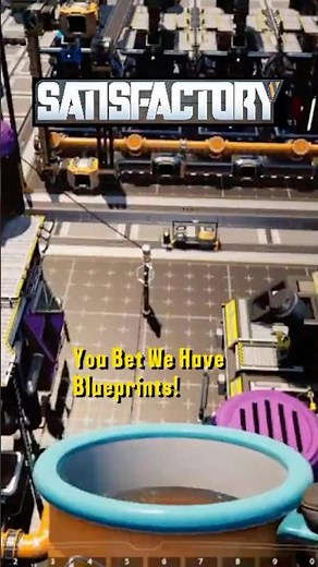 I Modify this Modular Rubber Production Build and Turn it Into a Blueprint in Satisfactory #shorts