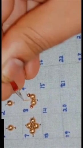 beads buttas # basic to advance level course in kannada #begginers course #basic #embroidery