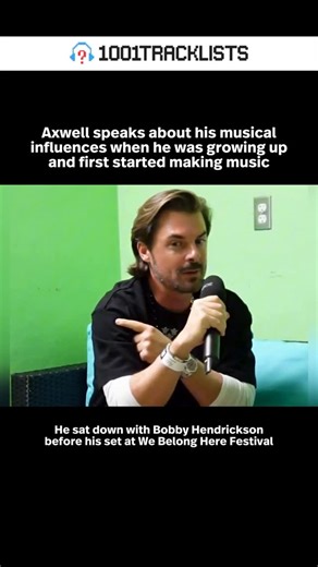 @1001radar on Instagram: "@axwell speaks about his musical influences when he was growing up and first started making music 🎤 @bobbyhendrickson"