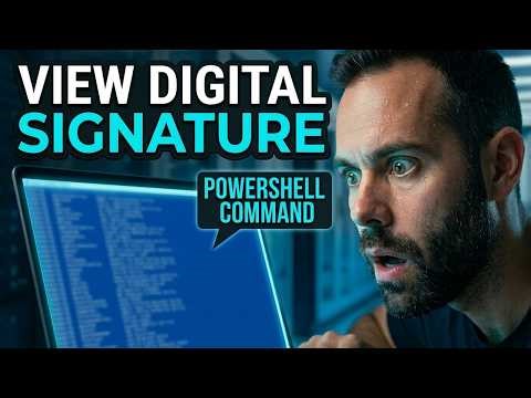 Windows PowerShell Get-AuthenticodeSignature | List Digital SIgnatures