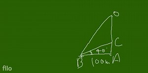 Example 2.2 A man wishes to estimate the distance of a nearby t... | Filo