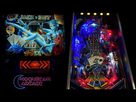 Jackbot pinball gameplay filmed in 4k (Williams 1995)