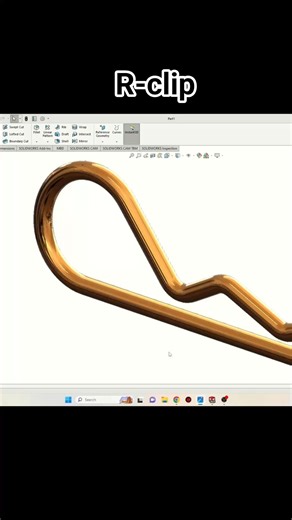 Hitch Pin Clip SolidWorks Tutorial 2025!