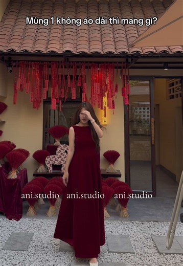 Váy Đỏ Ruby Dress Thời Thượng Cho Mọi Dịp