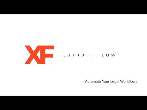 Exhibit Flow: Add Exhibit Cover Pages, Exhibit Stickers, and More to Your Legal Documents in Seconds