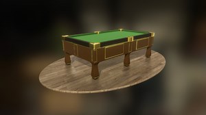 Pool Table - Download Free 3D model by Spentza_93 (@Spentza93)