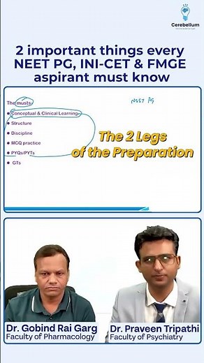 The 2 Legs of Preparation Explained by Dr Gobind Rai garg & Dr Praveen Tripathi