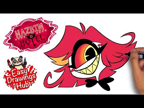 How to draw Niffty from Hazbin Hotel in 5 minutes