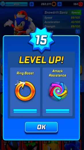 Sonic Forces New Snowdrift Sonic Special Character Level Upgrade And Level 15 Max