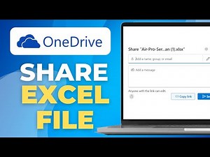 How To Share An Excel File Through OneDrive