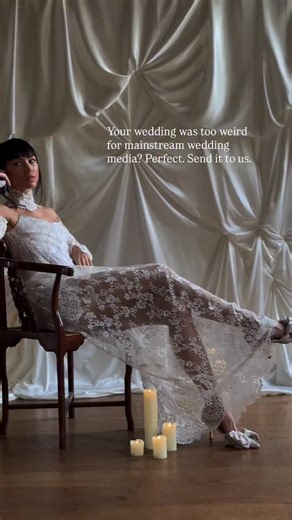 Rock n Roll Bride Magazine on Instagram: "Your wedding was too weird for the mainstream mags? Perfect. We don’t want polished princess vibes or cookie-cutter timelines. We want the tattoos, the glitter, the karaoke vows, the drag queens, the chaos, the DIY brilliance, the budget hacks, the big feels. If your love story broke the mould, it belongs here. ✨ Submit your real wedding, styled shoot, or essay to Rock n Roll Bride. 👉 Email magazine@rocknrollbride.com with 10–20 images + a few details a