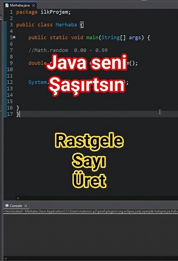 Java Seni Şaşırtsın! | Rastgele Sayı Üret!