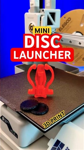 3D Printing Mini Disc Launcher