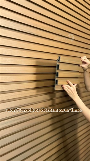 Worried about mold & cracking for outdoor panels? WPC Wall Cladding: Stays New for Many Years! #wpc