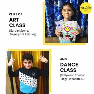 Yellow Class encouraged kids to nurture their dancing and artistic talents! They learnt to draw garden scenes using fingerprint painting technique with our free online ‘Art’ Session and had a gala time grooving to Bollywood hits with our free online ‘Dance’ Session. For more such free, interesting, and exciting classes join our WhatsApp community group https://www.yccl.in/wa Now download YC mobile app on Google Play Store and Apple store for better experience using the below link: http://yccl.in