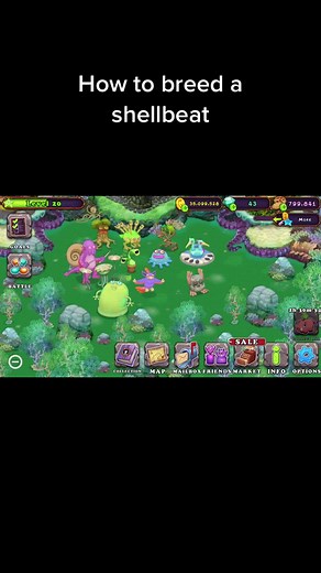 How to breed a shellbeat. Comment what I should do next #msm #waterisland #fyp #viral