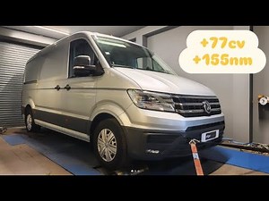 VW Crafter 2.0 TDI 177cv Reprogrammation Moteur @ 260cv Digiservices Paris 77 Dyno