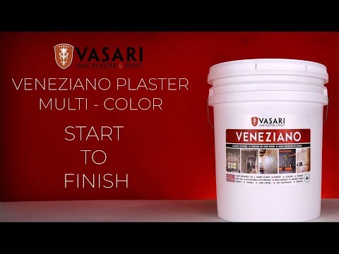 VASARI Veneziano Lime Plaster - Start to Finish Multicolor Application