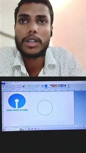 "Learn how to create a professional logo for SBI (State Bank of India) using Paint!