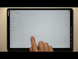 LENOVO TAB M10+ How To Change Keyboard Language