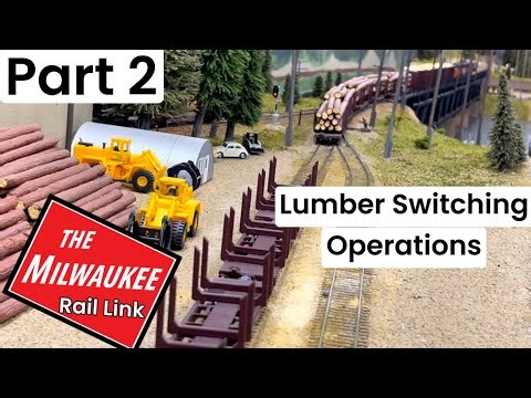 Lumber Switching Operations Part 2 | The Milwaukee Road In HO Scale