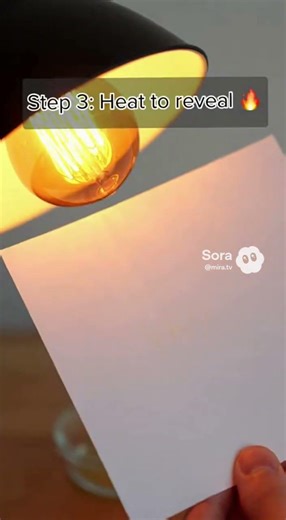 Secret Lemon Juice Message Trick – Reveal Hidden Writing #shorts #magic #science #viral #trending