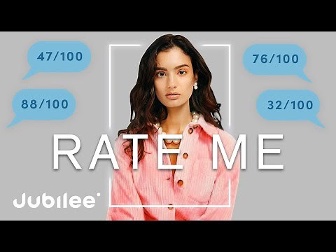 100 Strangers Rate A Model To Her Face