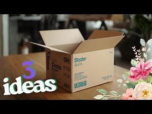 Upcycle Your 3 Cardboard Boxes Into Something Incredible!!
