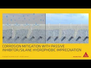 Concrete Drying Effect with Hydrophobic Silane Impregnation
