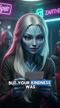 He Tipped Nothing — Until the Alien Waitress Discovered a Hidden Note #hfy #scifi #shortstory