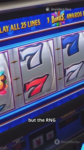How does slot machine casino random outcomes work RNG