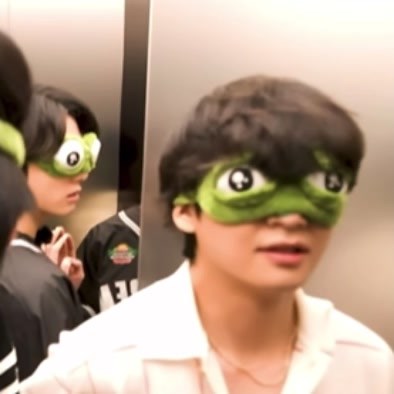 Frog-Themed Mask Fun at Indoor Event