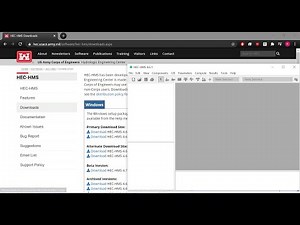 Baixando e instalando o modelo HEC-HMS