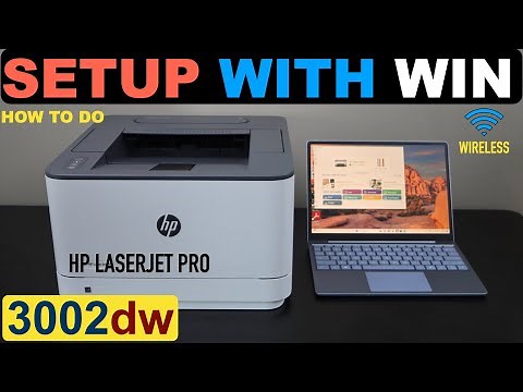 HP LaserJet Pro 3002dw WiFi Setup (Quick & Easy Setup) Wireless Setup.