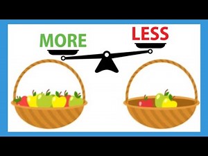 🔢 More and Less | Comparison Concept for Kindergarten | Math for Kids 🎲✨