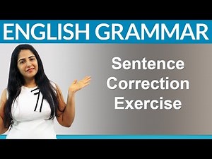 Find 10 Mistakes - English Sentence Correction Exercise