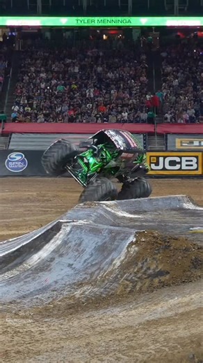 24K views · 156K reactions | Breakdancing a 12,000 ILB machine ⚔️‍  @monstertruckvault | Tyler Menninga | Facebook