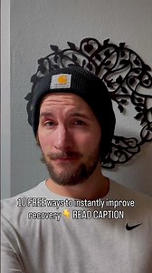 10 ways to INSTANTLY improve your recovery👇 (100% FREE) #shorts #wellness #tips READ CAPTION