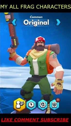 MY ALL FRAG CHARACTERS PART-3 😃🤔 #fragproshooter #frag #shorts #youtubeshorts