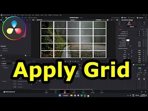 How To Add Grid Lines In DaVinci Resolve