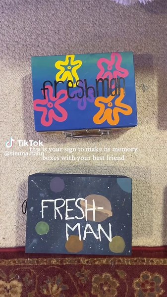 Create High School Memory Boxes with Friends