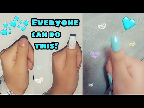 HOW TO MAKE FAKE NAILS WITH HOME SUPPLIES! {easy/fast} *2020