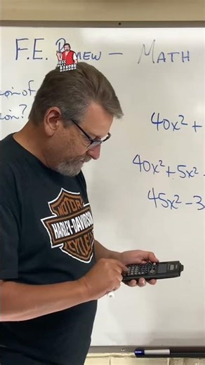 FE Exam Math: Quick Quadratic Solve (No Solution Twist!) #shorts