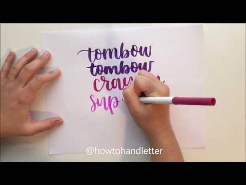 Easy (and Cheap!) Hand Lettering For Beginners Using Crayola Markers (inexpensive!)