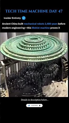 Mohist Mechanism: Ancient China’s First Mechanical Robot Explained #innovation #science #mechanism