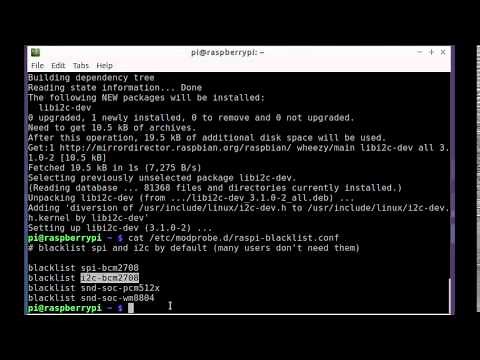 Enable I2C and install tools on Raspberry Pi